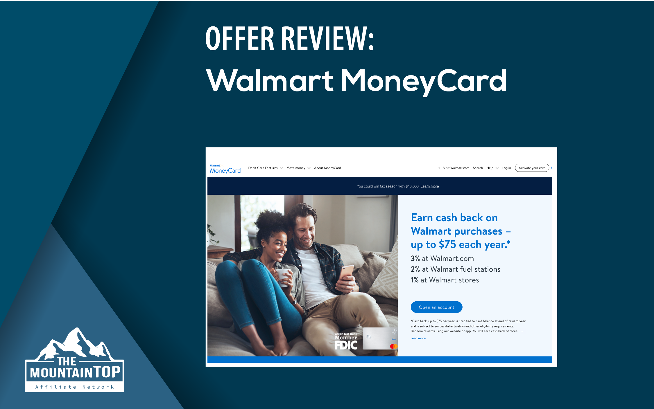 A Review of the Walmart MoneyCard Affiliate Offer - The Mountain Top ...