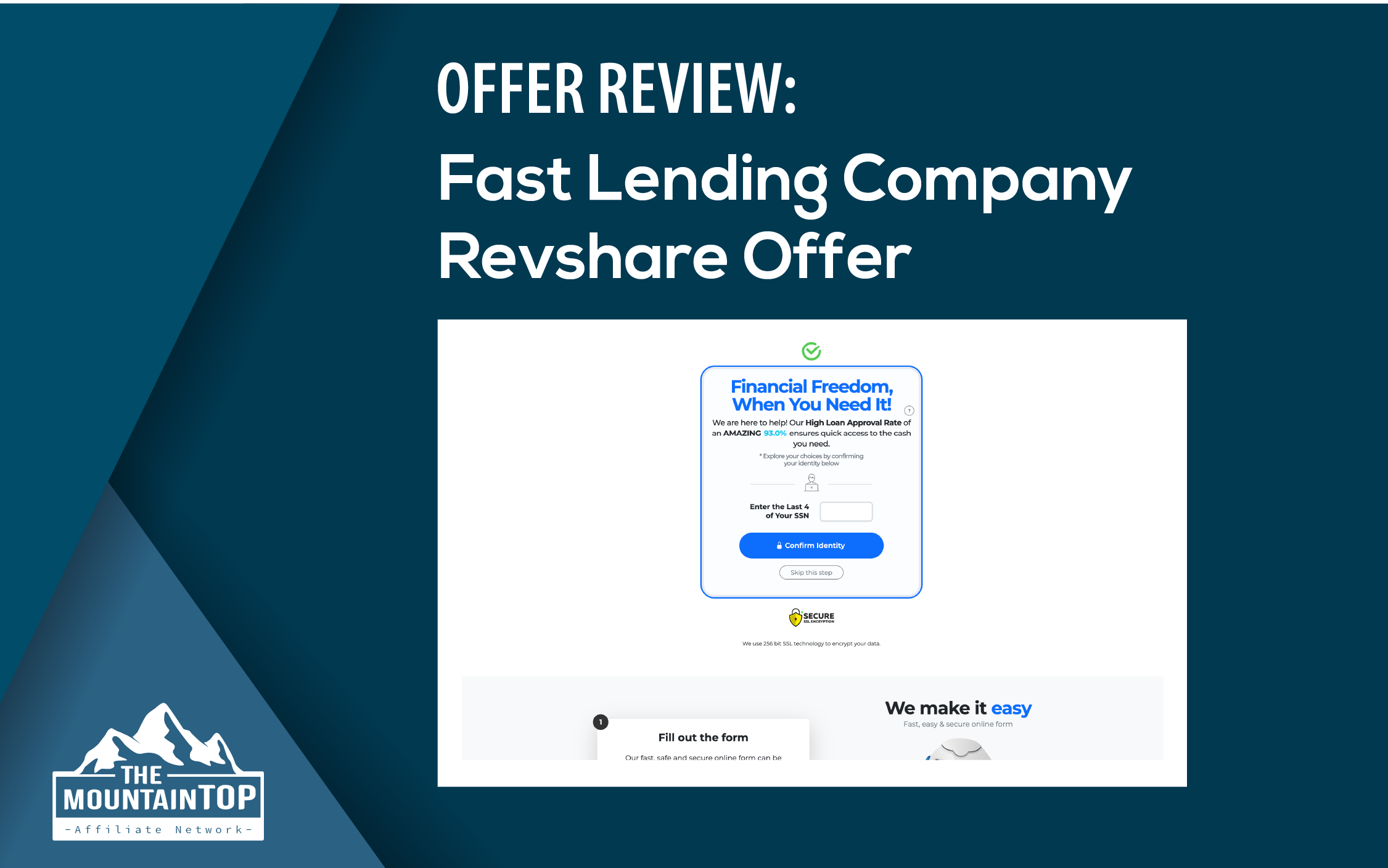 A Review of the Fast Lending Company RevShare Offer - The Mountain Top ...